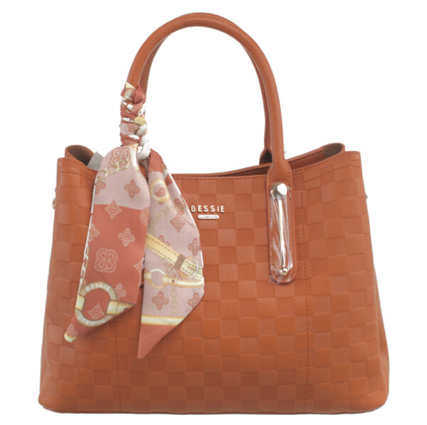 ELEGANT CHECKERBOARD TOTE BAG – Bessie London