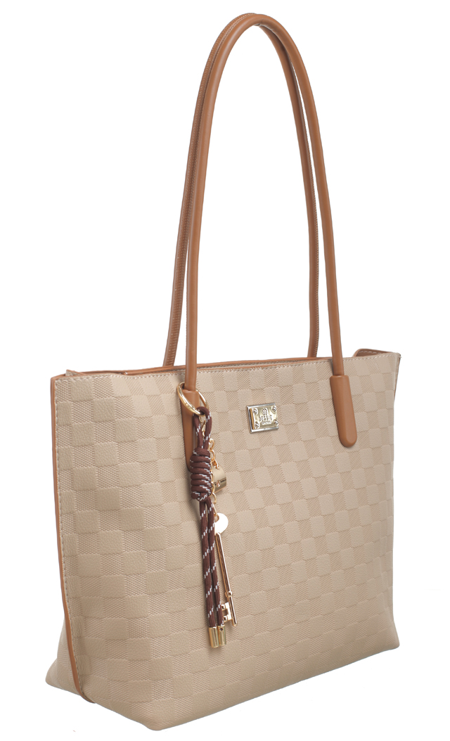 CHARMING CHECKERBOARD SHOULDER BAG – Bessie London