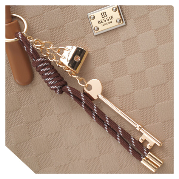 CHARMING CHECKERBOARD SHOULDER BAG – Bessie London